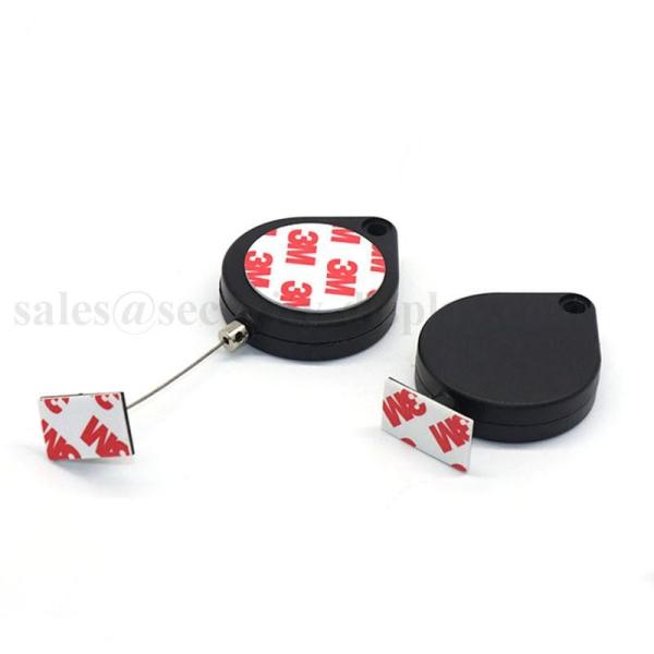 Quality CE 3M Sticker Anti Theft Retractable Pull Box With Extension Security Wire for sale