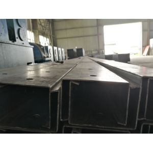 Quality Black / Galvanized Steel Channel Easy Installation With ISO 9001 Certification for sale
