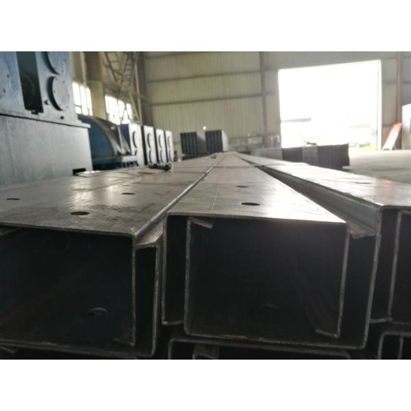 Quality Black / Galvanized Steel Channel Easy Installation With ISO 9001 Certification for sale