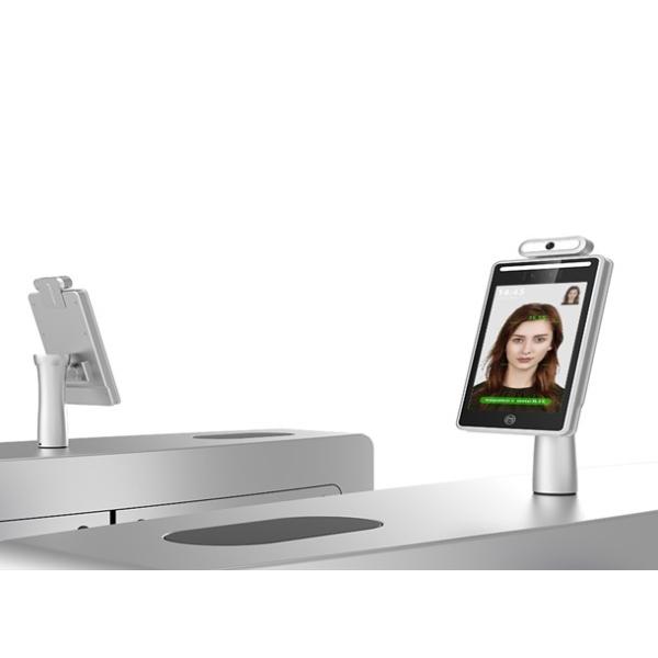 Quality 8 inch Face Recognition Terminal 0.5-1.5M With Temperature Measurement for sale