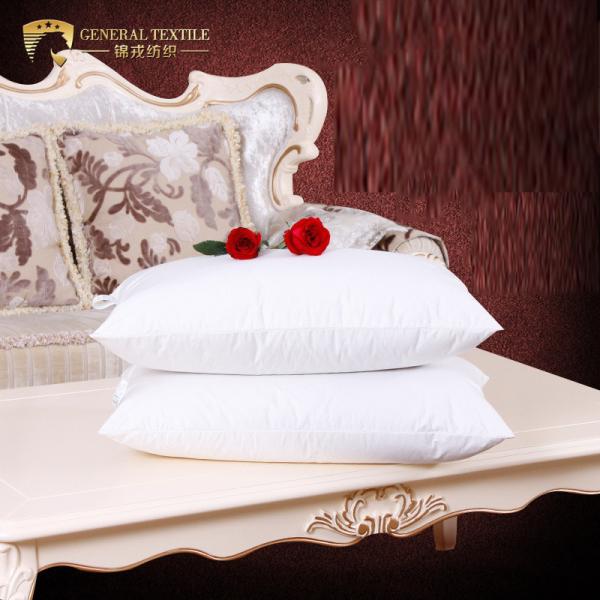Quality Customized Luxury King Size Pillows Standard Anti Static With Microfiber Filling for sale