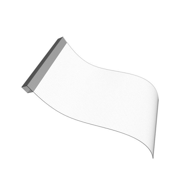 Quality DC5V P8 Flexible Transparent LED Screen For Window And Glass for sale