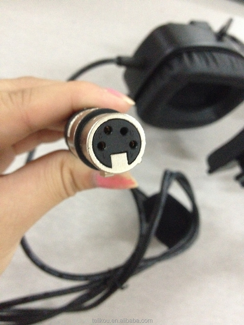 TELIKOU  New Update Director Dynamic Intercom Headset For Camera man , studio room , stage