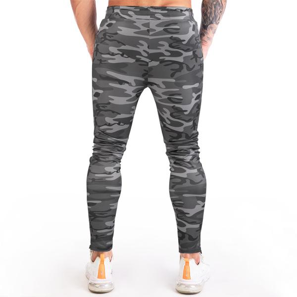 Quality 95 percent Polyester Camouflage Mens Sport Leggings With Pockets for sale