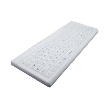 Quality Anti Virus Bluetooth Wireless Silicone Medical Keyboard With 12 Function Keys for sale