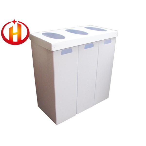 Quality Printable Corrosion Proof PP Corrugated Plastic Trash Bins Foldable for sale