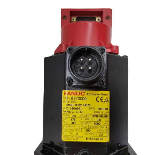 Quality AC GE Fanuc Servo Motors A06B-0032-B075 A06B0032B075 for sale