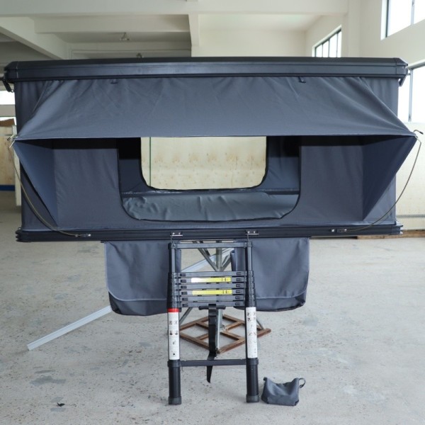 Quality 4 Season Folding Roof Top Tent 320G Polyester Cotton Fabric Aluminum Shell Roof Top Tent for sale