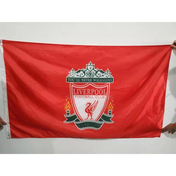 Quality World Cup Soccer Club Flags 90x150cm Sublimation Digital Printing for sale