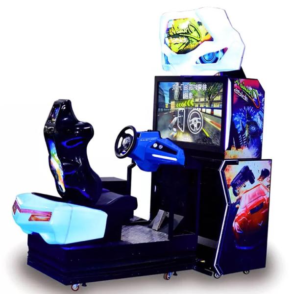 Quality 42LCD Dynamic Car Racing Game Machine Immersive With Humanity Design for sale