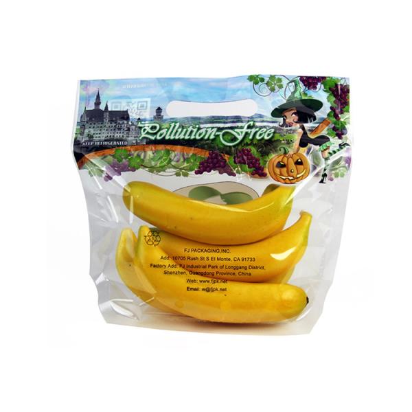 Quality 6.4*9.4inch Perforated k Bags , Grape Micro Perforated Plastic Bags for sale