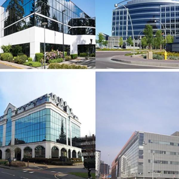 Quality Q355B Welded Commercial Steel Building Q235 Prefabricated Office Construction for sale