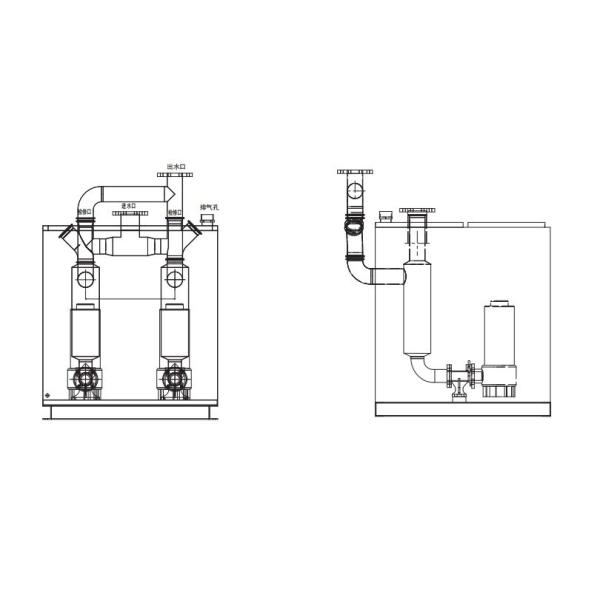 Quality Waste Water Lifting System Underground Sewage Collection Isolation Treatment for sale