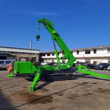 Quality 5ton EPA engine Spider Crawler Crane With Hydraulic Telescopic Outrigger for sale
