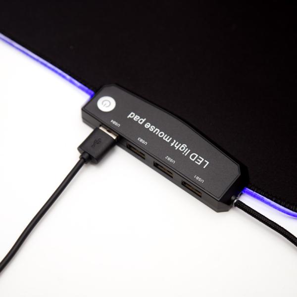 Quality High Sensitive Custom Rgb Mouse Mat pad With 4 USB Interface for sale