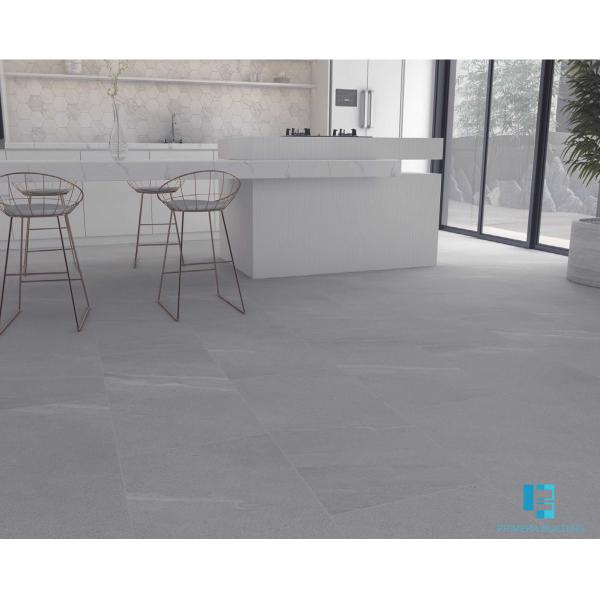 Quality Grey Marble SPC Vinyl Flooring 3.5mm Waterproof Interior Tile for sale