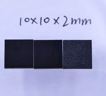 Quality Black Polycrystalline BDD Diamond Boron Doped CVD Diamond Rough Surface High for sale