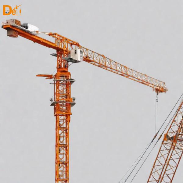 Quality Used ZOOMLION Tower Crane 6013-8 Flat Top Type 60m Length jib tower crane for sale
