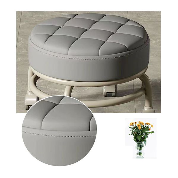 Quality 360° Rotating Pulley Low Stool With Wheels Smooth Movement For Entrance Halls Wardrobes And Bedrooms for sale