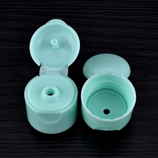 Quality Light Green PP Reusable Round Screw Cap , 20/410 Flip Top Cap for sale