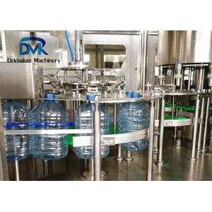 Quality 3.8kw 5l Water Bottling Machine Rotary 3 In 1 Stainless Steel Material for sale