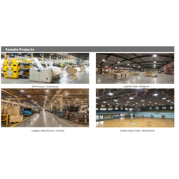 Quality DUALRAYS 1ft 50W HB6 IP66 140LPW Aluminium LED Linear Highbay for Warehouse for sale
