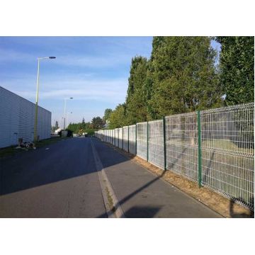 Quality OHSAS 100*300mm Rigid Welded Mesh Fencing With Square Post for sale