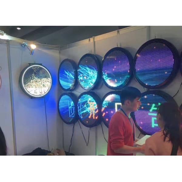 Quality Waterproof Round Creative LED Display Screen With Meanwell Power Supply 6000 for sale