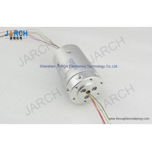 Quality 6 Passages Electric Swivel Slip Ring 2A Current With Aluminium Alloy Housing for sale