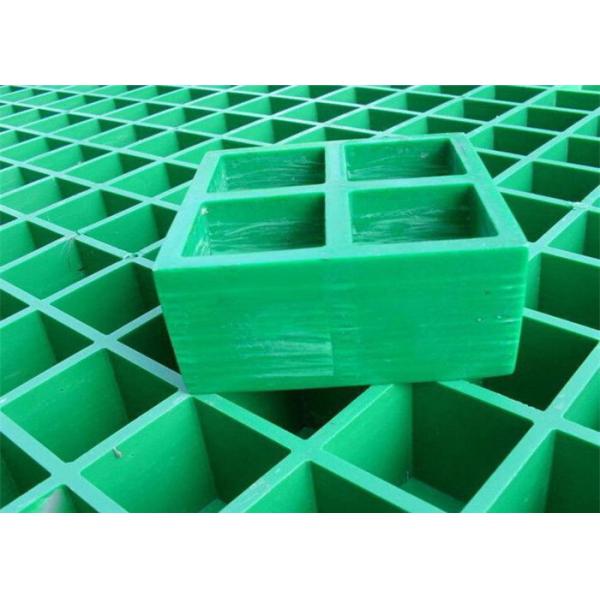 Quality Platform Molded Fiberglass Grating , Square Hole Fiberglass Grate Flooring for sale