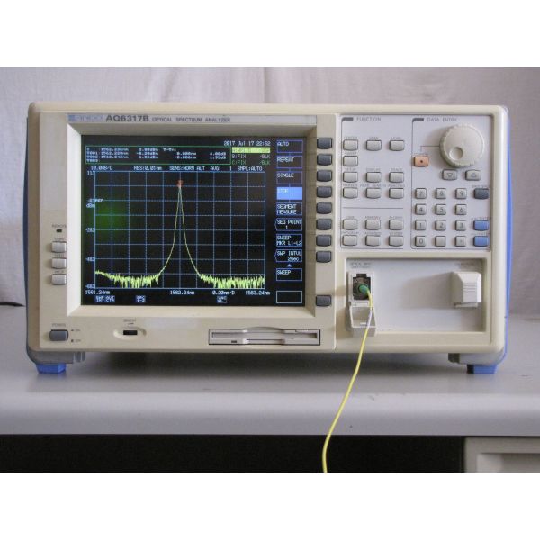Quality Ando AQ6317B Optical Spectrum Analyzer 50GHz 600-1750nm for sale