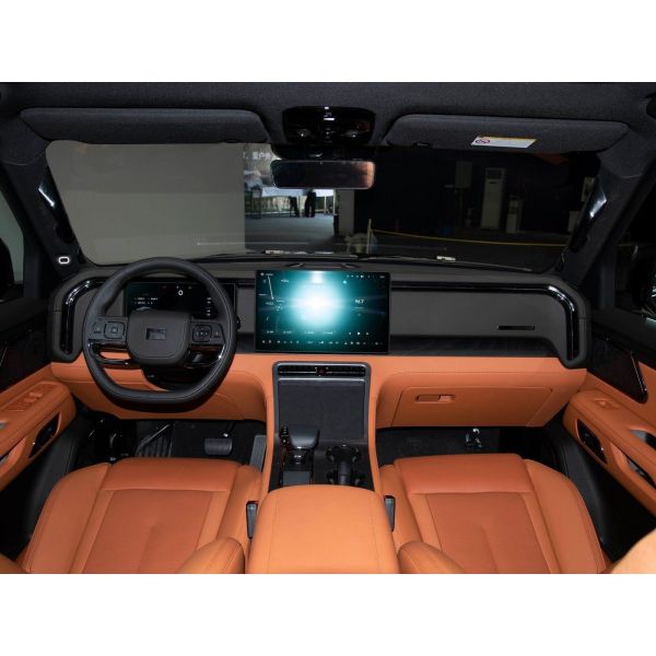 Quality Ji Shi 01 7-Seater Version Professional Service with Black Exterior Electric SUV for sale