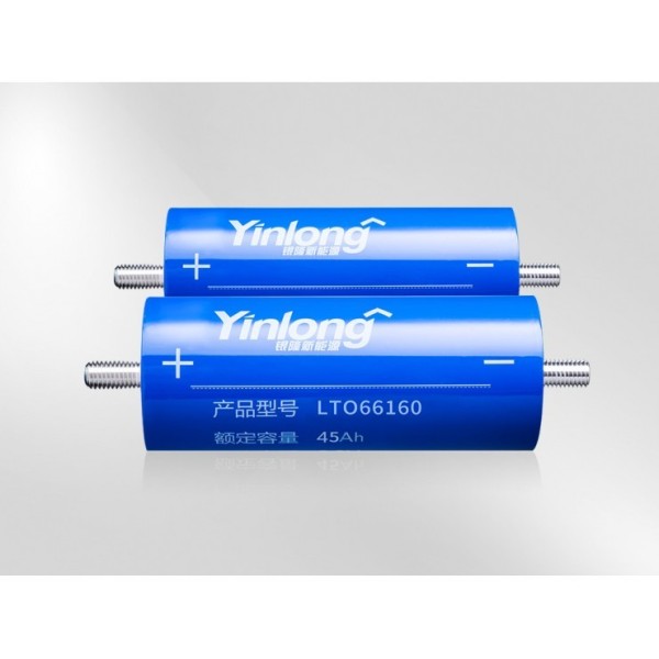 Quality Yinlong LTO Battery 2.3V 45Ah with 25000 Cycles and 10C Discharge for Forklift and Agricultural Vehicles for sale