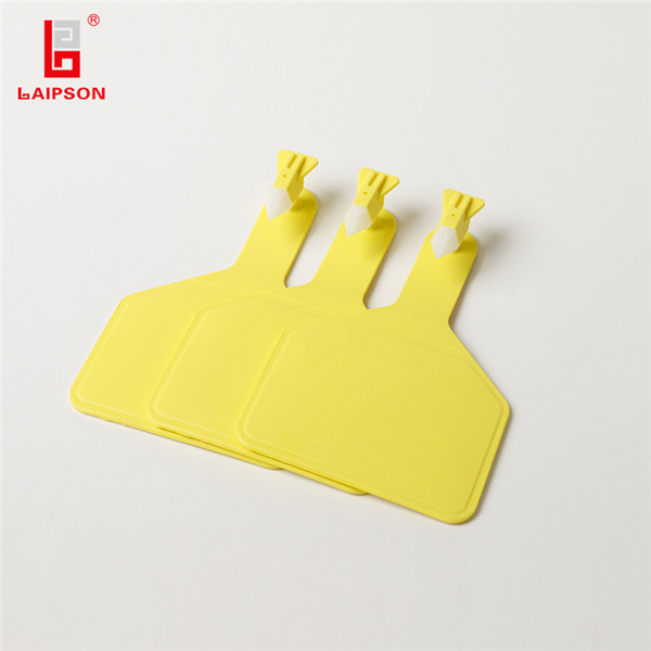 Quality LAIPSON Super Maxi UHF Cattle RFID Electronic Tag , Numbered Cattle Ear Tags 860-960mhz for sale