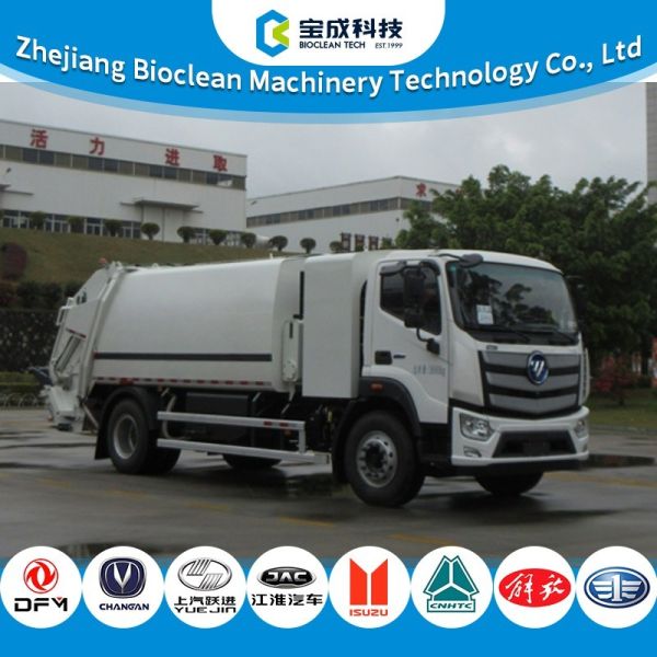 Quality FTTB080C Engine Garbage Compactor Truck 18 Ton Electric Waste Collection Vehicles for sale
