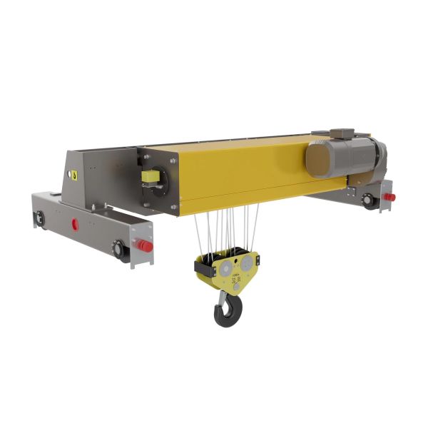 Quality M5 Work Duty Double Girder Electric Wire Rope Hoist With Remote Control for sale