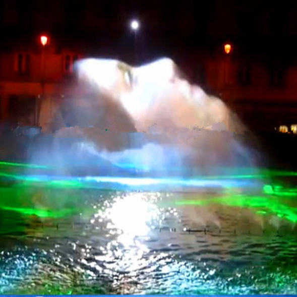 Quality Musical Signal Control Water Movie Screen High Spray Outdoor for sale