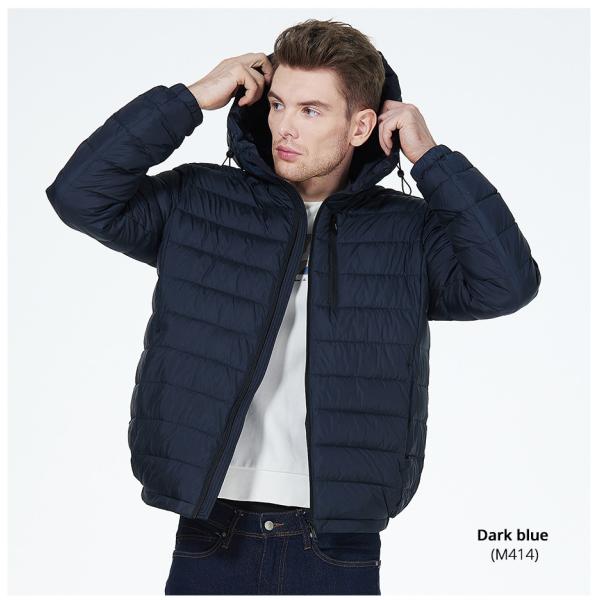 Quality Dark Blue Winter Warm Fall Coat 46 To 54 Plus Size Autumn Jackets For Customers Requirements for sale
