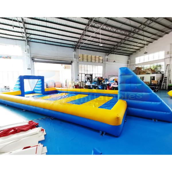Quality Blow Up Soccer Field Inflatable Football Pitch 12x6x2 meter for sale