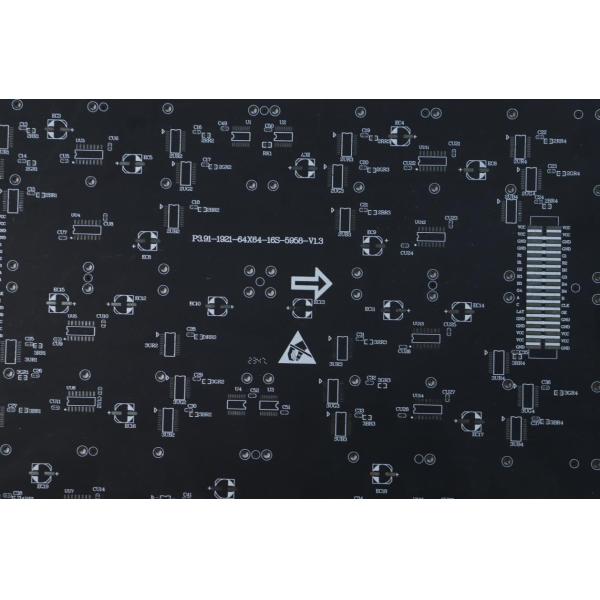 Quality High TG FR-4 4-Layer PCB Custom LED Display Driver Board with Black Solder Mask for sale