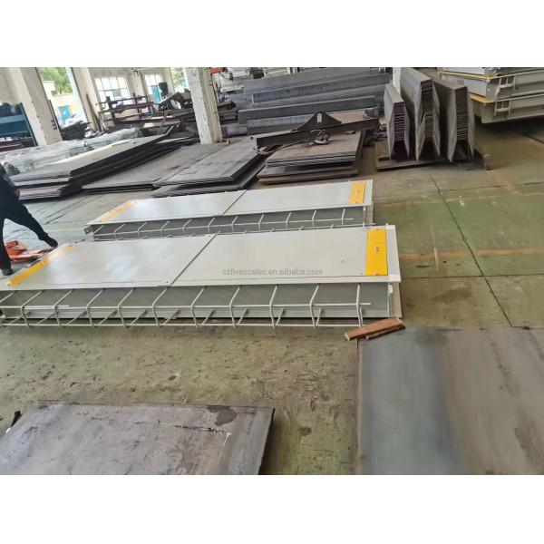 Quality LCD Fixed Axle Scale Truck Vehicle Short Platform Weighing Scales 30ton 50t for sale