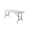 china 6FT Lightweight Folding Table Modern Design Style Ideal for Outdoor Banquets and