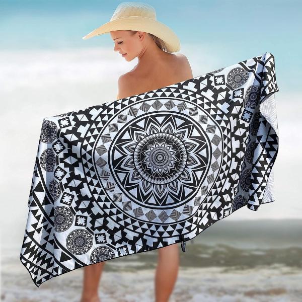 Quality Sand Free Custom Towel Microfiber Printing Sublimation Beach Towel for sale