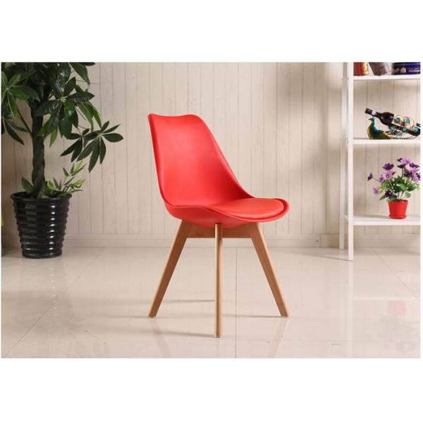 Quality Minimalism Upholstered Kitchen & Dining Room Chairs With Beech Legs for sale