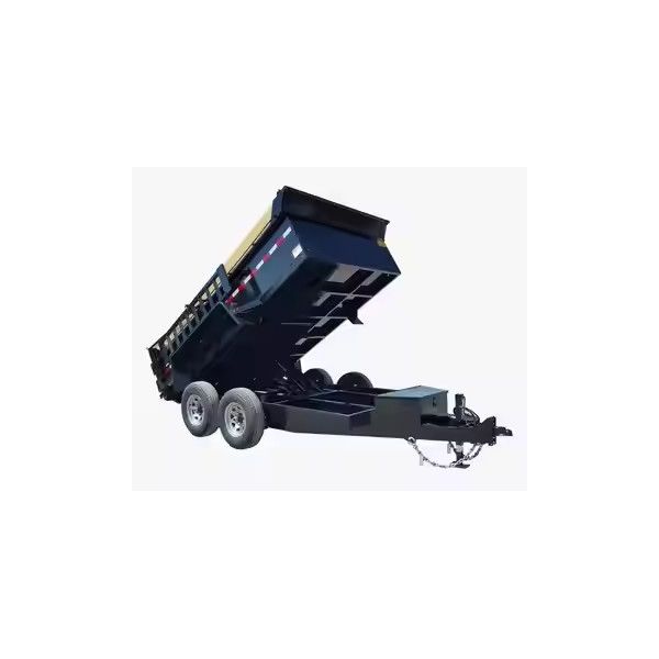Quality Hall 14000 lb Electric Brakes on Both Axels 2 5/16 Ball Hook up 235R16 Tire Iron Tipper Dump Trailer for sale