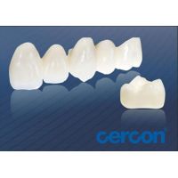 Quality Wear Resistance CAM Cercon Zirconia Crowns Easy Cleaning High Biocompatibility for sale