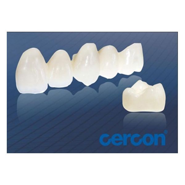 Quality Wear Resistance CAM Cercon Zirconia Crowns Easy Cleaning High Biocompatibility for sale