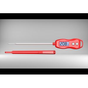 Quality Heat Proof Waterproof Meat Thermometer With Probe Hamburger Running Water Washed for sale