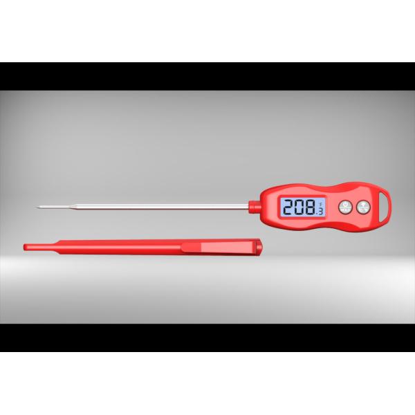 Quality Heat Proof Waterproof Meat Thermometer With Probe Hamburger Running Water Washed for sale