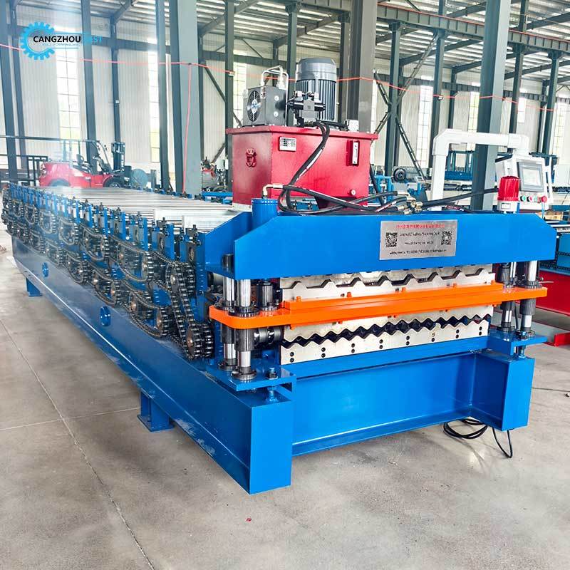 Quality Automatic Double Layer IBR and Corrugated Roof Sheet Roll Forming Machine for sale